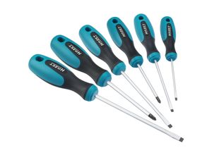 4000896217984 - Schraubendreher Satz 810 6PZ ∙ Schlitz Profil Pozidriv Profil pz ∙ 05 x 3 – 12 x 65 ∙ PZ1 – PZ2 ∙ Anzahl Werkzeuge 6 - Hazet