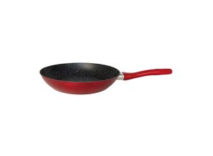 4252021310712 - Cheffinger - Bratpfanne ffp Serie Stielpfanne Ø20cm Induktion Braten Steak Schmorpfanne Grill Pfanne Rot