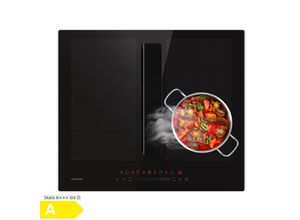 4060656520082 - Chef-Fusion Down Air System Induktionsherd + Abzugshaube 60cm 600 m³ h Abluftleistung EEC A