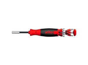 4010995386009 - LiftUp 25 Schraubendreher Set 12-tlg mit verstaubaren Bit Set (38600) i Schraubenzieher Satz mit Bit Magazin aus Standardbits Bithalter Schlitz