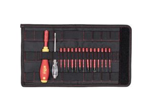 4010995360689 - Schraubendreher und Bit Set slimVario (36068) 17 tlg in Falttasche vde Elektriker ( Schlitz Kreuzschlitz Torx PlusMinus Spannungsprüfer) - Wiha 4010995360689 - Schraubendreher und Bit Set slimVario (36068) 17 tlg in Falttasche vde Elektriker ( Schlitz Kreuzschlitz Torx PlusMinus Spannungsprüfer) - Wiha