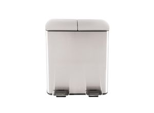 4255701928221 - Duo Mülleimer 40 Liter Silber