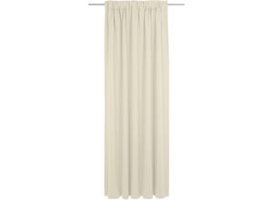 4004567312299 - Vorhang ADAM Uni Collection Gr 1 beige (natur) B142cm H145cm Jacquard Baumwolle Gardinen Vorhang Uni Collection aus 100% Bio-Baumwolle Multiband (1 St)