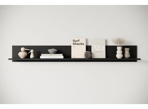 4068223979875 - Wandboard INOSIGN Wandregal Vera schwarz (graphite schwarz matt) B1385cm H18cm T12cm FSC-zertifizierter Holzwerkstoff Regale ideal für Deko & Bücher 138x23x18 cm hängend 4068223979875 - Wandboard INOSIGN Wandregal Vera schwarz (graphite schwarz matt) B1385cm H18cm T12cm FSC-zertifizierter Holzwerkstoff Regale ideal für Deko & Bücher 138x23x18 cm hängend