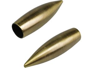 4016318269417 - Gardinenstangen-Endstück Bullet gold (messingfarben antik) H22cm L8cm Ø16cm Gardinenstangenendstücke für Gardinenstangen Ø 16 mm 4016318269417 - Gardinenstangen-Endstück Bullet gold (messingfarben antik) H22cm L8cm Ø16cm Gardinenstangenendstücke für Gardinenstangen Ø 16 mm