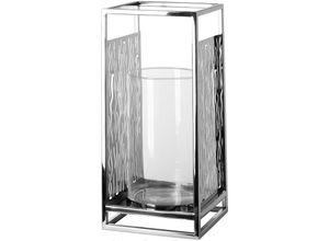 4042911462313 - Windlicht FINK Kerzenhalter NICOSA silber (silberfarben) Kerzenhalter B H T 19cm x 40cm x 19cm Edelstahl Glas aus Edelstahl und Glas mit ausgestanzten Cut-Outs B19cm H40cm T19cm 4042911462313 - Windlicht FINK Kerzenhalter NICOSA silber (silberfarben) Kerzenhalter B H T 19cm x 40cm x 19cm Edelstahl Glas aus Edelstahl und Glas mit ausgestanzten Cut-Outs B19cm H40cm T19cm