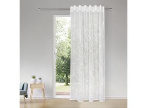 4007863698777 - Gardine Eila Gr 1 weiß (sanftes weiß weiß) B145cm H245cm Polyester Gardinen SB-Gardine Eila 4007863698777 - Gardine Eila Gr 1 weiß (sanftes weiß weiß) B145cm H245cm Polyester Gardinen SB-Gardine Eila