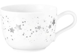 4052212142210 - Tasse SELTMANN WEIDEN Liberty - Silver Stars bunt (weiß silberfarben) B87cm H64cm Ø116cm Porzellan Trinkgefäße Kaffeeobertasse 026 l 4052212142210 - Tasse SELTMANN WEIDEN Liberty - Silver Stars bunt (weiß silberfarben) B87cm H64cm Ø116cm Porzellan Trinkgefäße Kaffeeobertasse 026 l