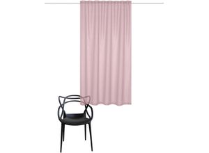 4056751483315 - Gardine HOME WOHNIDEEN DOLLY Gr 1 rosa (altrose) B140cm H145cm Voile Polyester Gardinen transparent