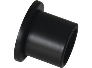 4003018365822 - Wandbefestigung Nischenträger für Gardinenstangen Gr 1 schwarz (schwarz matt) L4cm Gardinenstangenhalterungen Serie Einzelprogramm Chicago Ø 20 mm