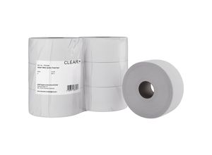4049657038697 - CWS Toilettenpapier Clear+ 2-lagig VE 6 Stk 380 m je Rolle