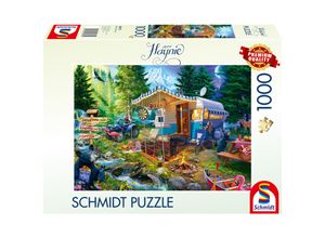 4001504585754 - Jeff Haynie Mit dem Caravan in den Bergen Puzzle