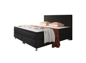 4260263717749 - Inter Handels Boxspringbett Berlin 180 x 200 cm schwarz