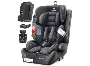 4255598360098 - KIDIZ® Autokindersitz Triangle Premium Kindersitz Kinderautositz Autositz Sitzschale 9 kg - 36 kg 1-12 Jahre Gruppe 1 2 3 universal zugelassen nach ECE R129 03 mit Isofix