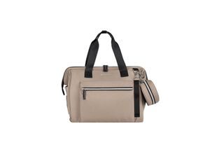 3800171214889 - Kikkaboo Wickeltasche Maxi mit Wickelunterlage kleine Tasche Reißverschluss braun