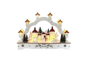 4255701927996 - Lichterbogen in modernem Weiß Winterschloss