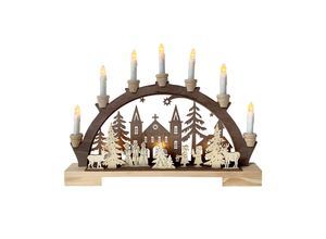 4255701927835 - Leuchtbogen Sternensinger vor der Kirche