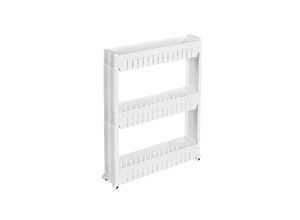 4260435991335 - tectake® Nischenregal 3 Ebenen leicht zu reinigen 54 x 12 x 71 cm
