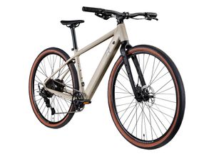 4250845959452 - Remington S100 E Bike Gravelbike 28 Zoll Pedelec 360 Wh Elektrofahrrad 10 Gang Fahrrad beige 44 cm