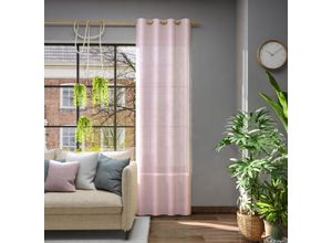 4006470481475 - Vorhang NEUTEX FOR YOU Libre-ECO Gr 1 lila (flieder) Gardinen 245cm Ösen 142cm Polyester Nachhaltig B142cm H245cm