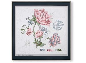 5011583488869 - Bild mit Rahmen LAURA ASHLEY Floral bunt (farbe rahmen grau farbe bild(er) mehrfarbig) 1 Stk MDF Bilder Bilder 60x60cm