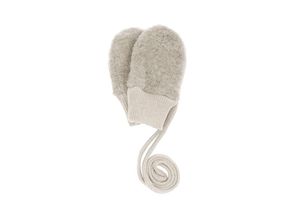 4060109848015 - Fäustlinge MAXIMO Baby Gr 6M beige (düne) Fleece Wolle unifarben Handschuhe atmungsaktiv wärmend Wollfleece