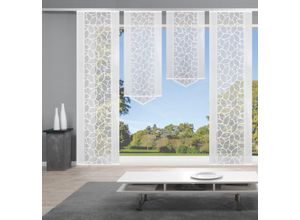 4056751278867 - Schiebegardine HOME WOHNIDEEN JENNA Gr 2 weiß B57cm H245cm Polyester Gardinen Schiebevorhang Jacquard Set 4056751278867 - Schiebegardine HOME WOHNIDEEN JENNA Gr 2 weiß B57cm H245cm Polyester Gardinen Schiebevorhang Jacquard Set