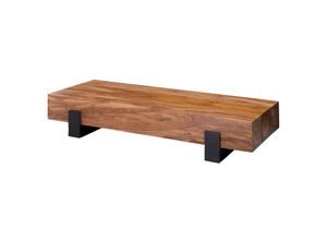 4251745768731 - Holz-Sofatisch Sheesham Puristisches modernes Design handgefertigt & robust Schutzlackversiegelte Oberfläche