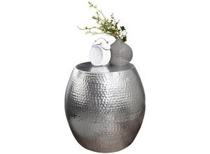 4251745760360 - Beistelltisch ENNS Orientalisch Hammerschlag-Struktur Aluminium 42x42x42 cm