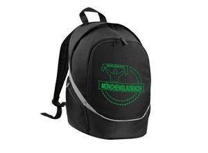 4068859179694 - multifanshop Rucksack - Mönchengladbach - Meine Fankurve - Druck grün - Tasche