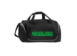 4068859184520 - multifanshop Sporttasche - Mönchengladbach - Textmarker - Druck grün - Tasche