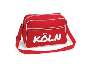 4068859521011 - multifanshop Retrotasche - Köln - Textmarker - Druck weiß - Tasche