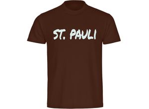 4068859523466 - multifanshop Herren T-Shirt - St Pauli - Textmarker - Druck weiß - Männer