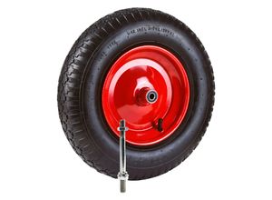 4260213360865 - Grafner® Schubkarrenrad 480 400-8 PU Luftbereifung Metallfelge mit Achse Schubkarrenreifen 4260213360865 - Grafner® Schubkarrenrad 480 400-8 PU Luftbereifung Metallfelge mit Achse Schubkarrenreifen