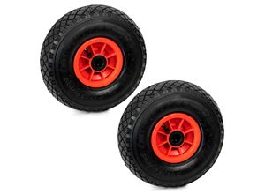 4260649283714 - 2er Set Grafner® Sackkarren Bollerwagenrad 300-4 PU Luftbereifung Kunststoff Felge 4260649283714 - 2er Set Grafner® Sackkarren Bollerwagenrad 300-4 PU Luftbereifung Kunststoff Felge
