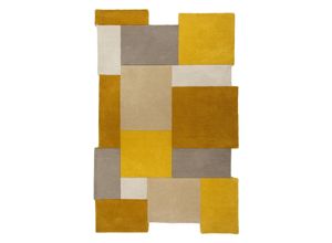 4255632532382 - Handgetufteter Wollteppich Thames Eva - Geometrisch & Modern Farbe Senfgelb 150x240 cm Kadima Design 4255632532382 - Handgetufteter Wollteppich Thames Eva - Geometrisch & Modern Farbe Senfgelb 150x240 cm Kadima Design
