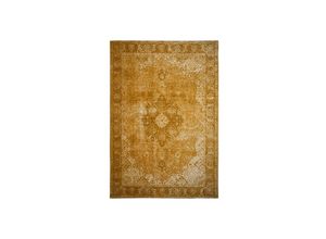 4255632537134 - Vielseitiger Vintage Teppich Coquet Tara Farbe Senfgelb 120x170 cm Kadima Design