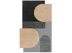 4255882023098 - Abstrakt-Geometrischer Wollteppich THAMES LILY - Kadima Design KADIMA DESIGN