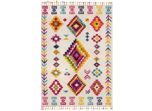 4255632537455 - Vielseitiger Hochflor-Teppich Arun Liz mit Farbakzenten 80x150 cm Kadima Design 4255632537455 - Vielseitiger Hochflor-Teppich Arun Liz mit Farbakzenten 80x150 cm Kadima Design