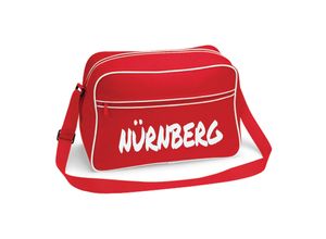 4068859531010 - multifanshop Retrotasche - Nürnberg - Textmarker - Druck weiß - Tasche