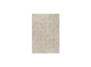 4255632543951 - Naturfarbener Baumwollteppich mit geometrischem Muster rutschfest Itchen 120x170 cm Kadima Design