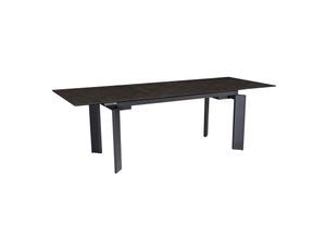 4255632564314 - Esstisch Industrial Style 180-240 cm Ausziehbar Esszimmertisch Schwarz Keramik Großer Glastisch Malta Kollektion Kadima Design 4255632564314 - Esstisch Industrial Style 180-240 cm Ausziehbar Esszimmertisch Schwarz Keramik Großer Glastisch Malta Kollektion Kadima Design