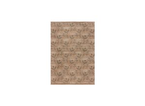 4255632544125 - Juteteppich mit floralem Muster handgewebt naturfarben - Jed 200x290 cm Kadima Design