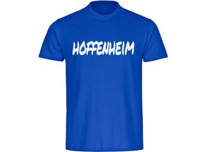 4068859533236 - multifanshop Herren T-Shirt - Hoffenheim - Textmarker - Druck weiß - Männer