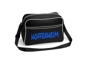 4068859534240 - multifanshop Retrotasche - Hoffenheim - Textmarker - Druck blau - Tasche