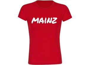 4068859535339 - multifanshop Damen T-Shirt - Mainz - Textmarker - Druck weiß - Frauen