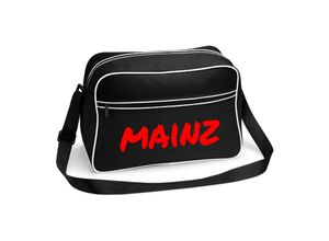 4068859535858 - multifanshop Retrotasche - Mainz - Textmarker - Druck rot - Tasche