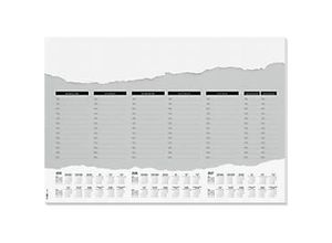 4004360793004 - Schreibunterlage 3-Jahreskalendarium Tages- und Wochenplan Kalendarium 2025 2026 2027 80 g m² 52 Blatt