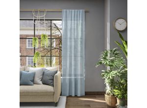 4006470481680 - Vorhang NEUTEX FOR YOU Libre-ECO Gardinen Gr 245 cm Stangendurchzug 142 cm blau Stangendurchzug Nachhaltig 4006470481680 - Vorhang NEUTEX FOR YOU Libre-ECO Gardinen Gr 245 cm Stangendurchzug 142 cm blau Stangendurchzug Nachhaltig