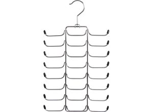 4003368171470 - Krawattenhalter ZELLER PRESENT silber (silberfarben) B21cm H40cm Metall Krawattenhalter Metall 24 Stege ideal für Krawatten und Gürtel